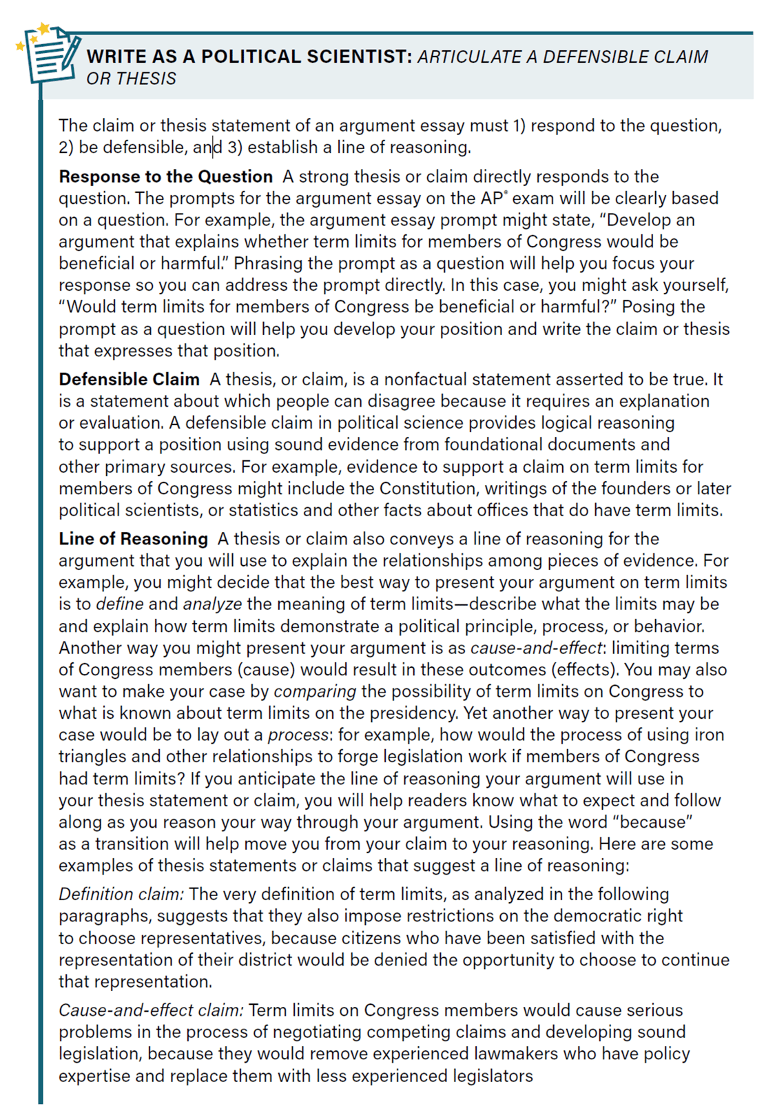 Advanced Placement United States Government & Politics