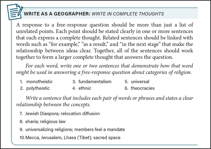 Advanced Placement Human Geography, 2nd Edition