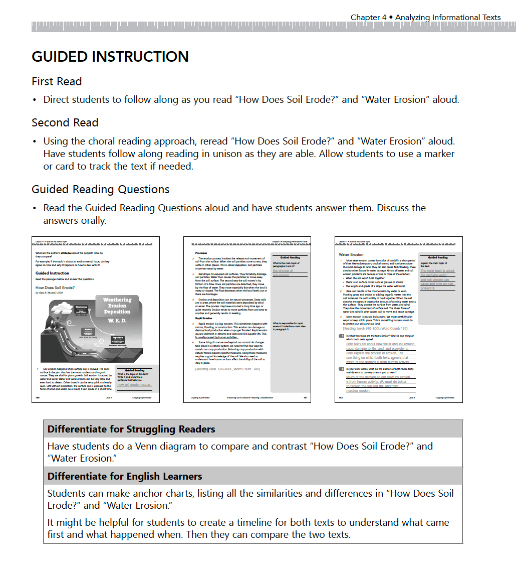 Measuring Up Foundations: Reading Skills & Comprehension