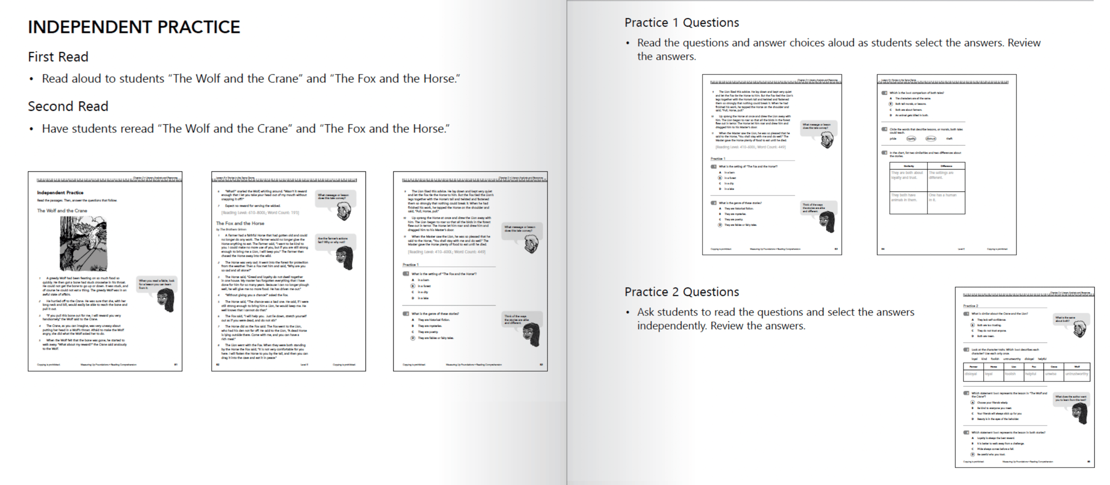 Measuring Up Foundations: Reading Skills & Comprehension