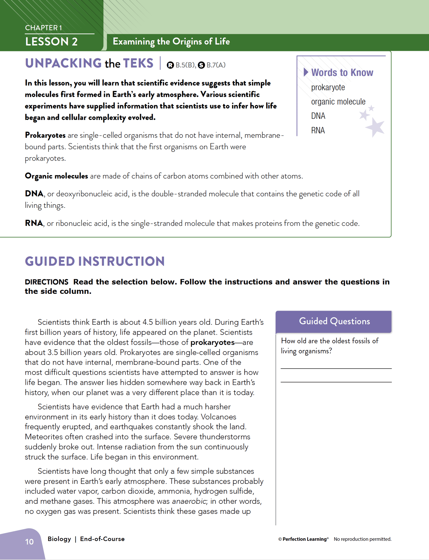 Measuring Up End of Course Biology | Perfection Learning